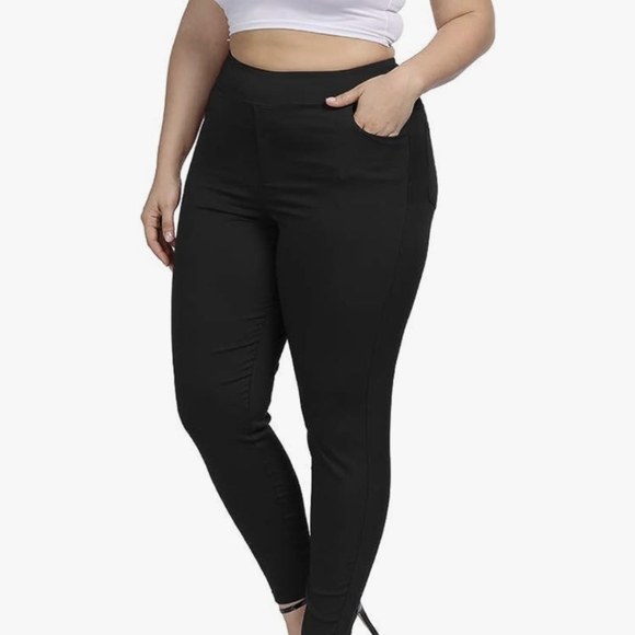 Allegrace | Pants & Jumpsuits | Plus Size Black Pants | Poshmark